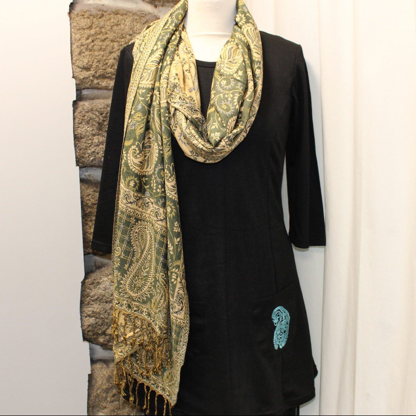 Foulard Indien Raja Kaki - LUNAS BIJOUX